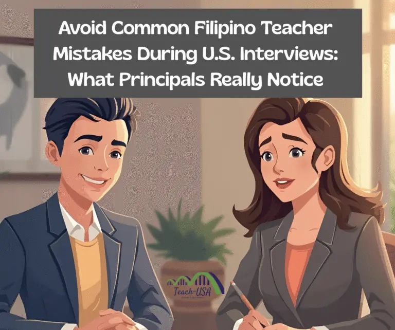 Avoid Common Filipino Teacher Mistakes During U.S. Interviews: What ...